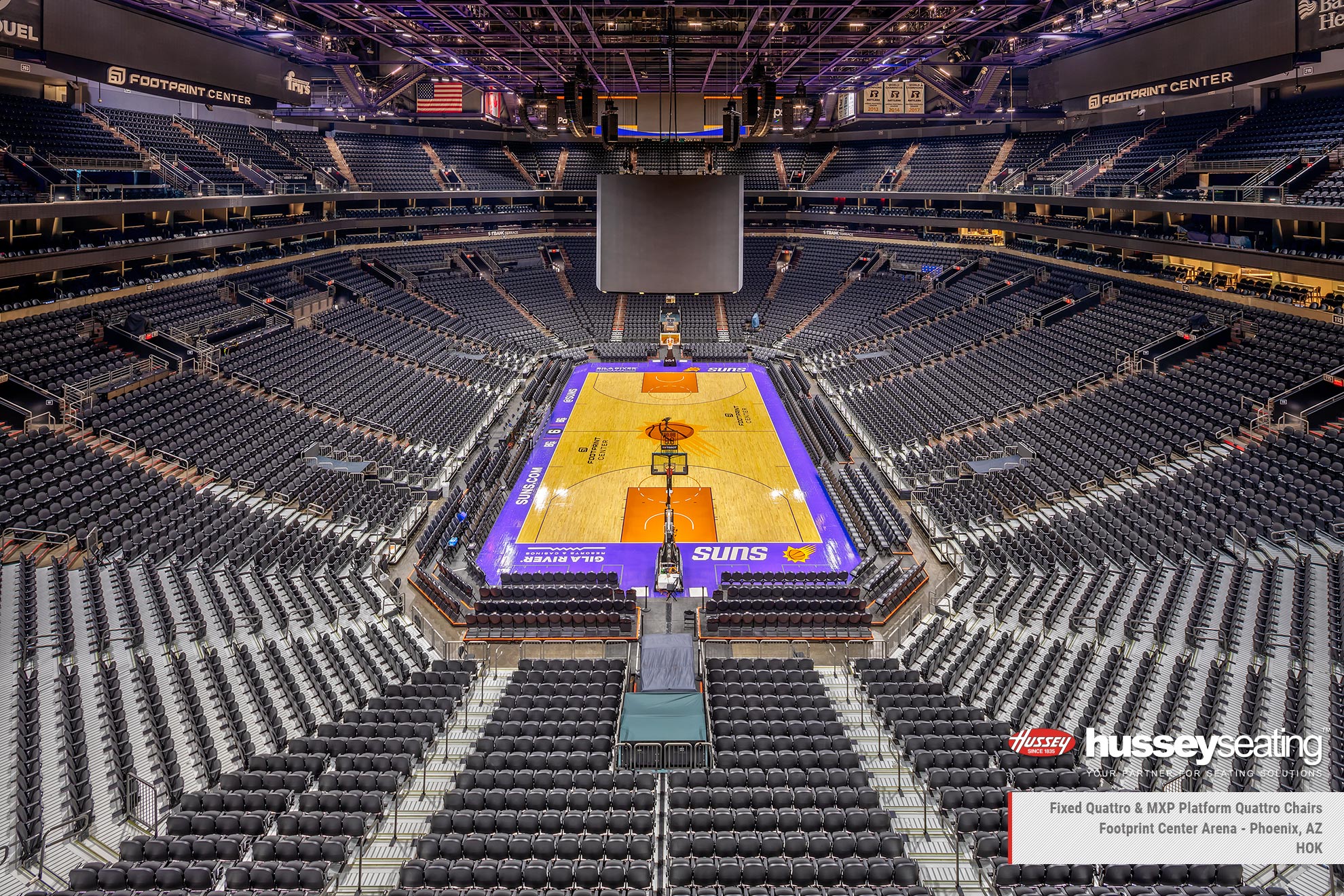 PHX Arena Seating by Hussey Seating Company