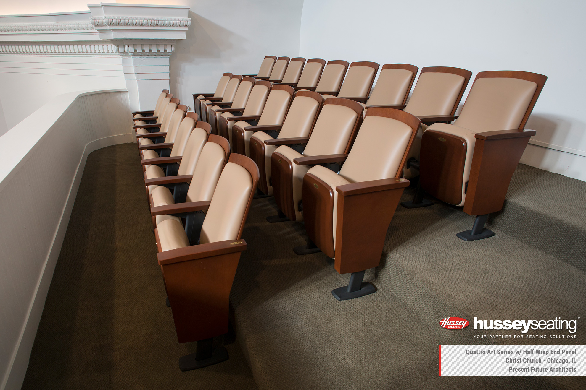 Christ Church Seating by Hussey Seating Company