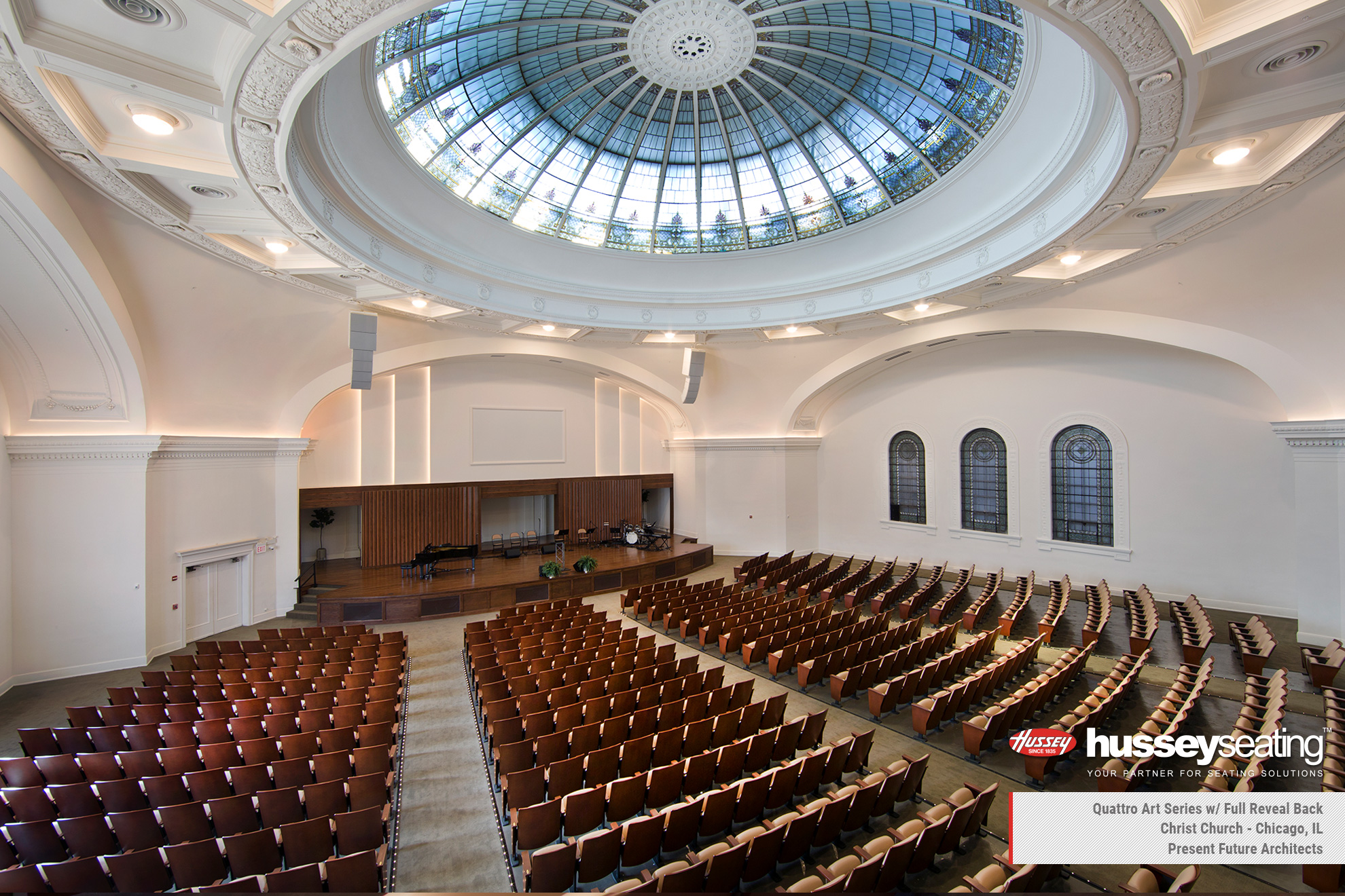 Christ Church Seating by Hussey Seating Company