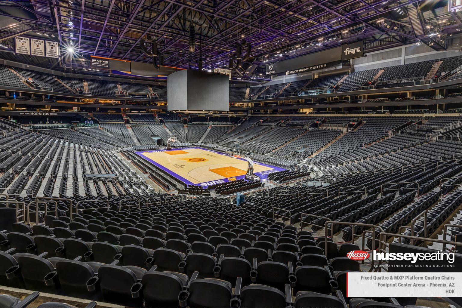 PHX Arena Seating by Hussey Seating Company