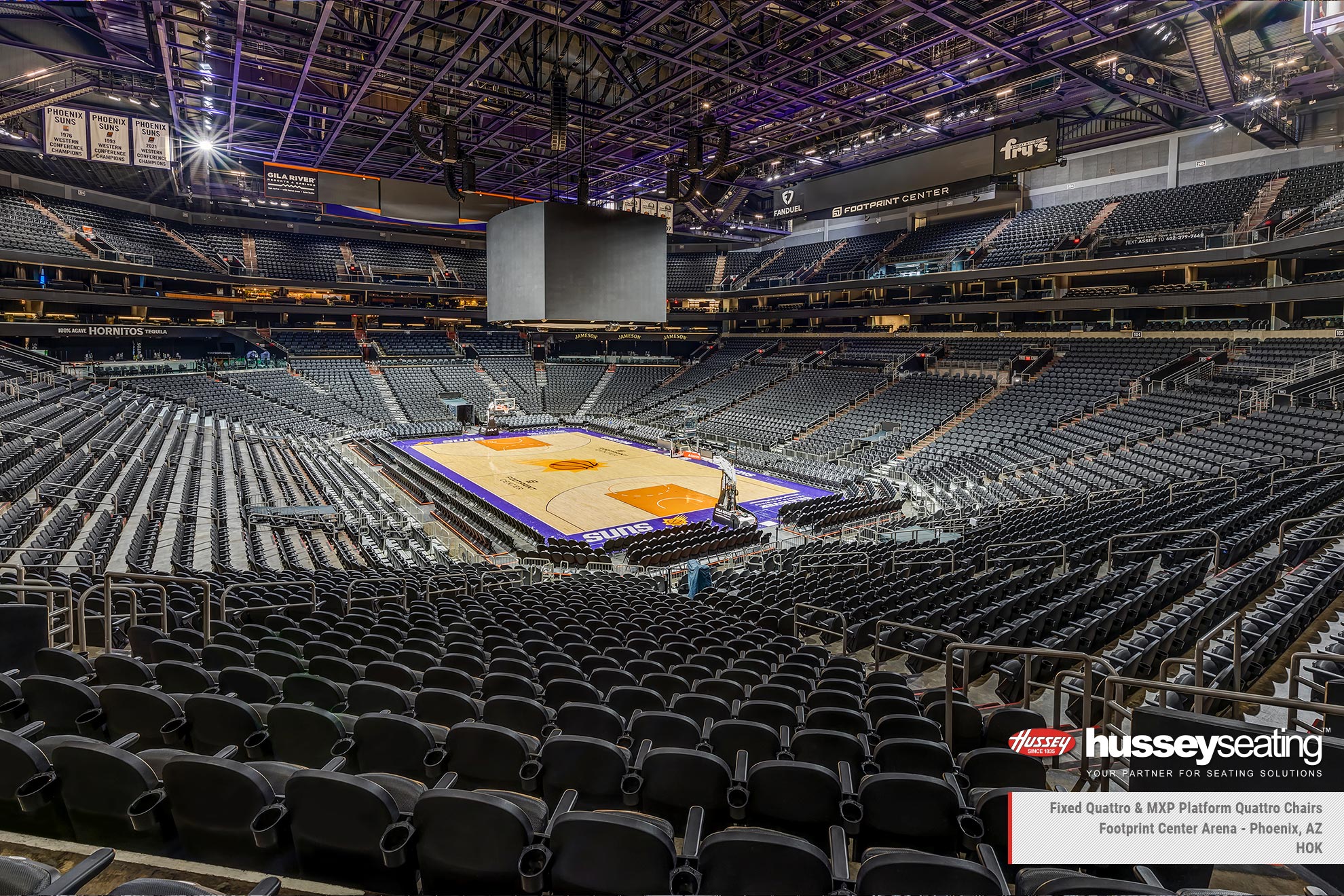 PHX Arena Seating by Hussey Seating Company