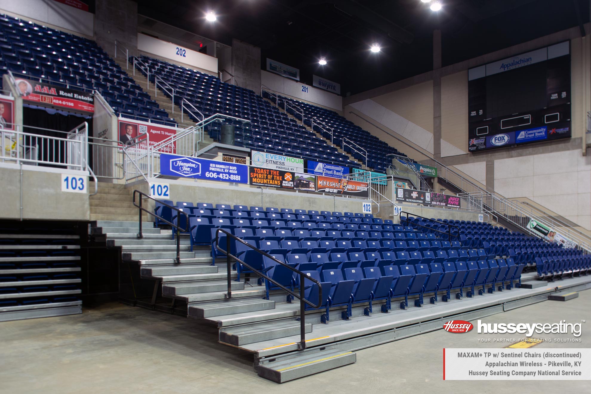 Arena Seating Renovation for Appalachian Arena