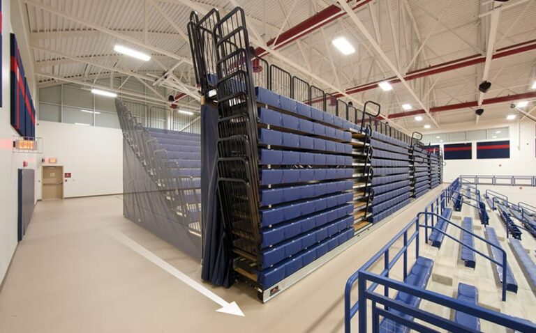 MAXAM - Telescopic Bleachers by Hussey Seating Company