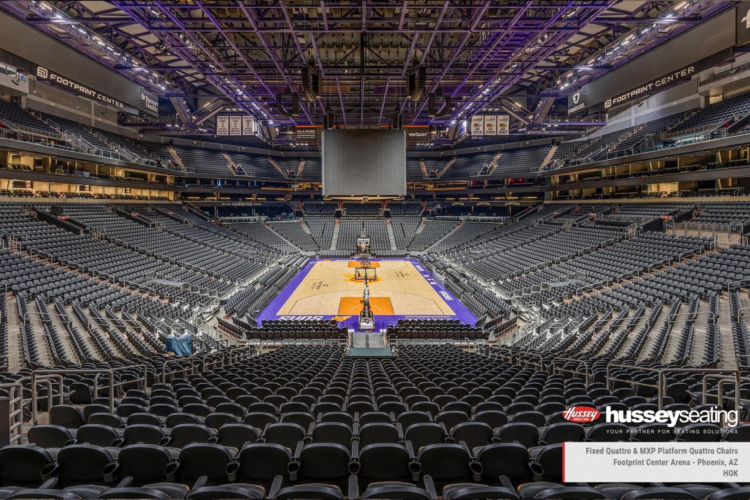 PHX Arena Seating by Hussey Seating Company