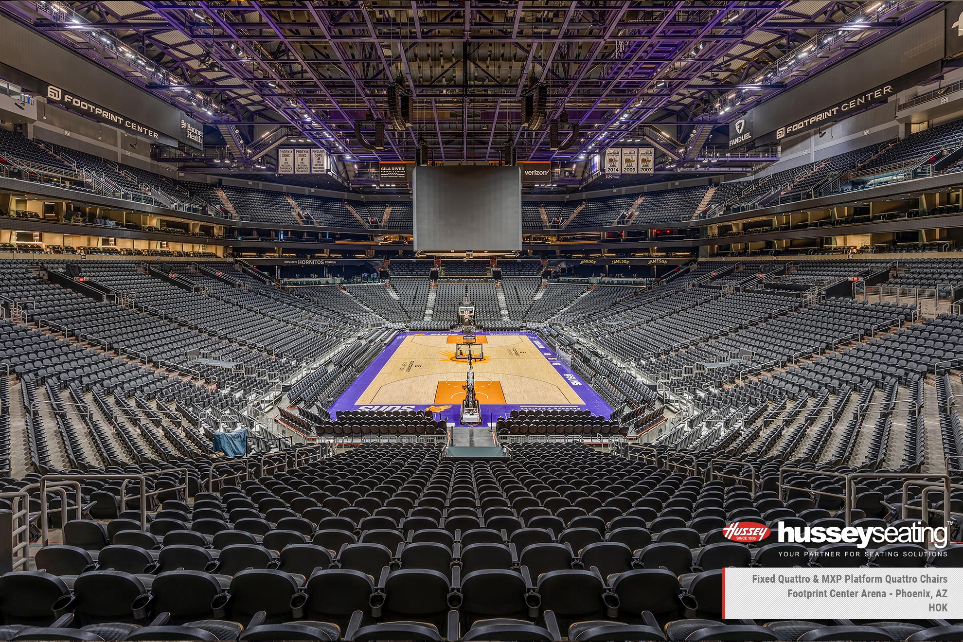 PHX Arena Seating by Hussey Seating Company