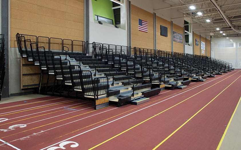 Engineered Fixed and Telescopic Seating Solutions by Hussey