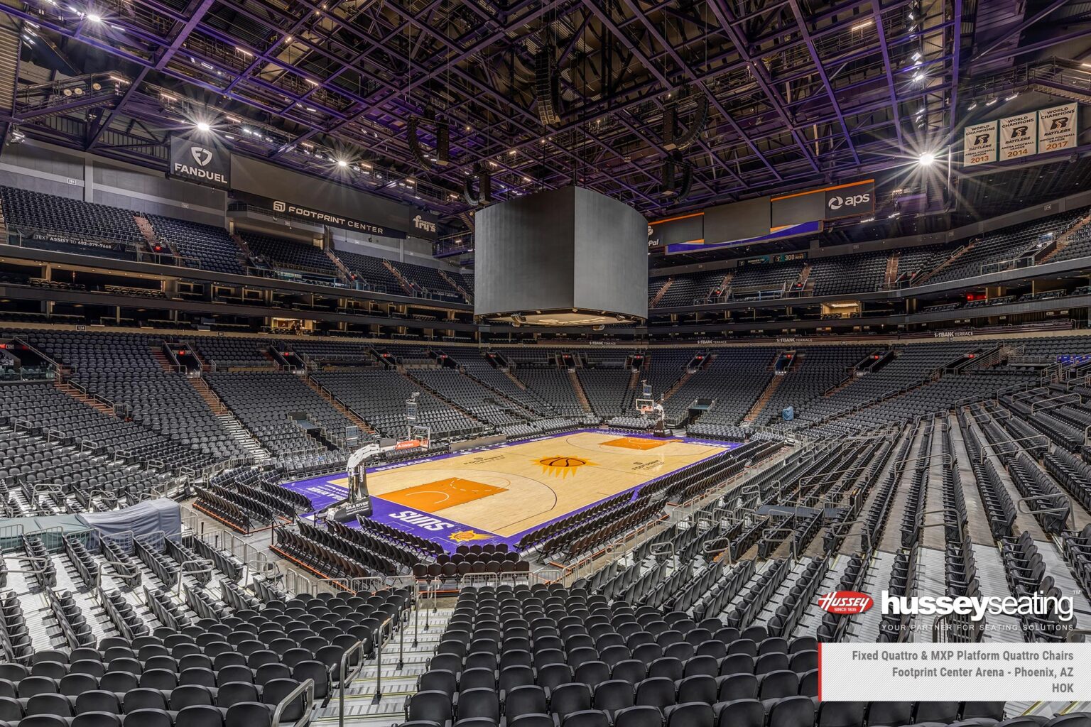 PHX Arena Seating by Hussey Seating Company