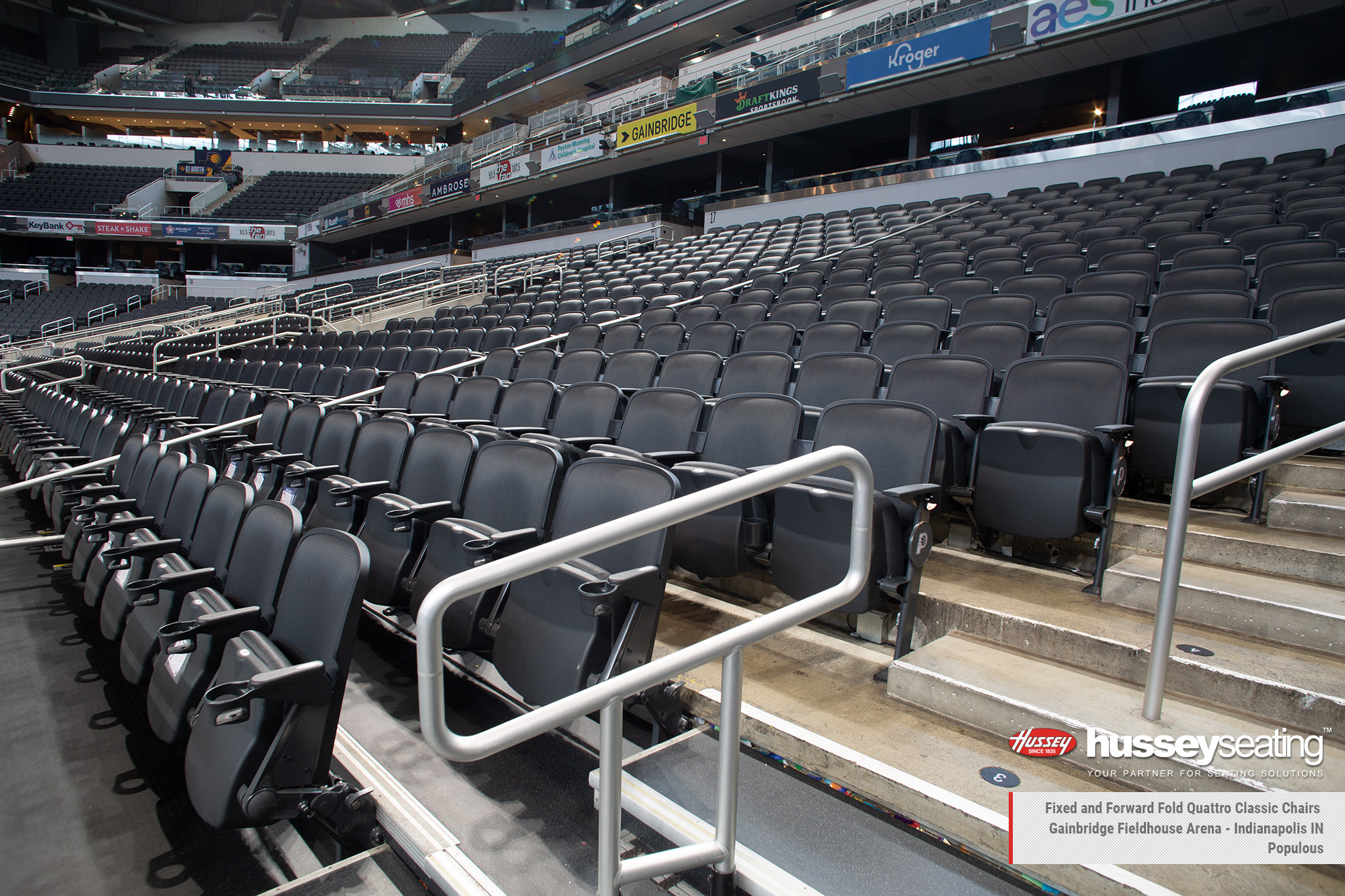 Arena Seating Innovations at Gainbridge Fieldhouse