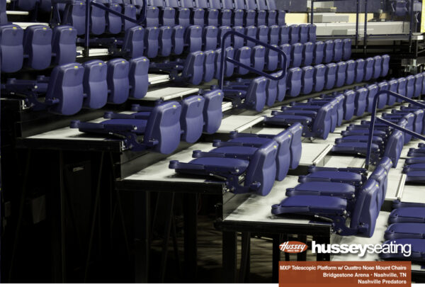 Bridgestone Arena Seating by Hussey Seating Company