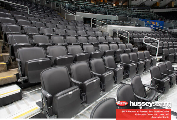 Enterprise Center Arena Seating by Hussey Seating Company