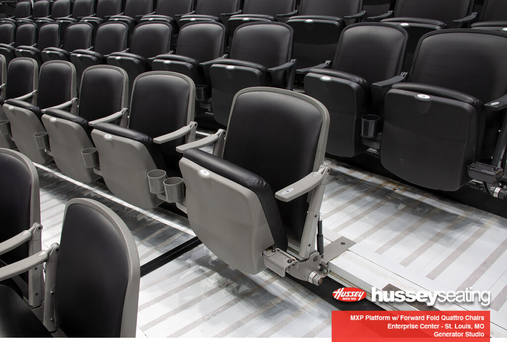 Enterprise Center Arena Seating by Hussey Seating Company