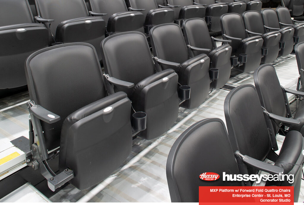 Enterprise Center Arena Seating by Hussey Seating Company