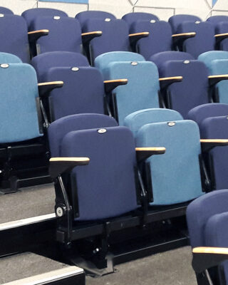 Durable Comfortable Auditorium Seating by Hussey