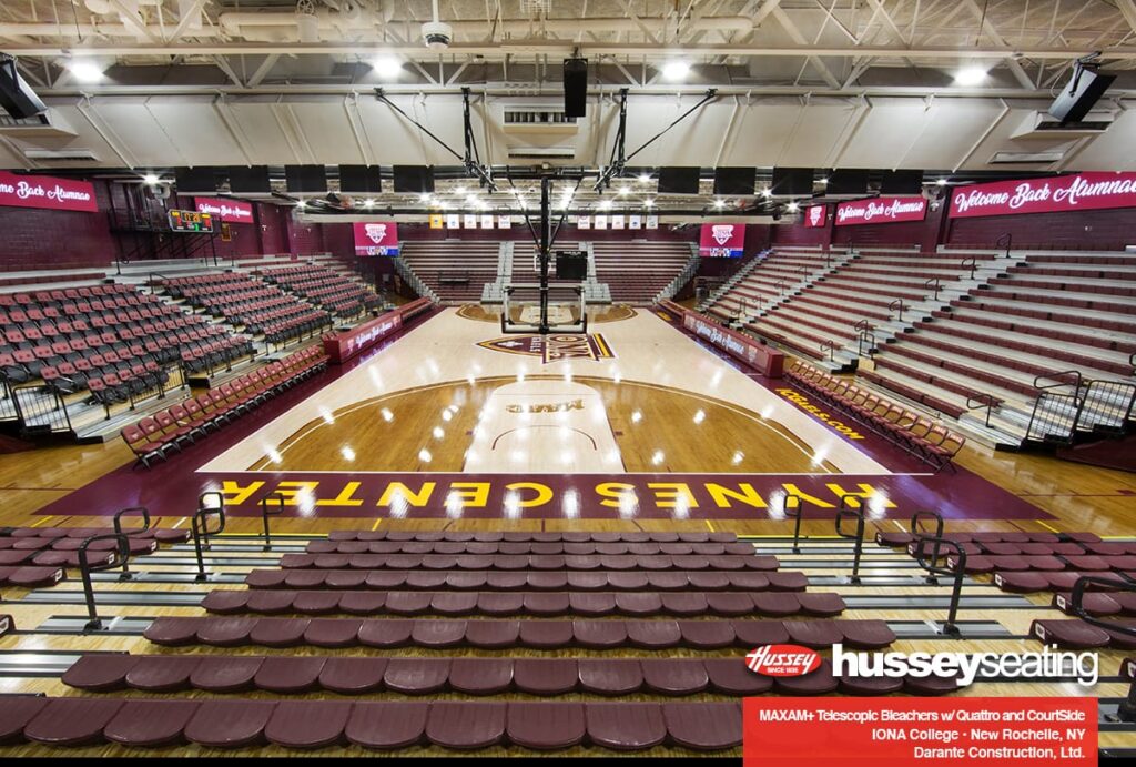 Gymnasium Seating | Indoor Bleachers - Hussey Seating Company