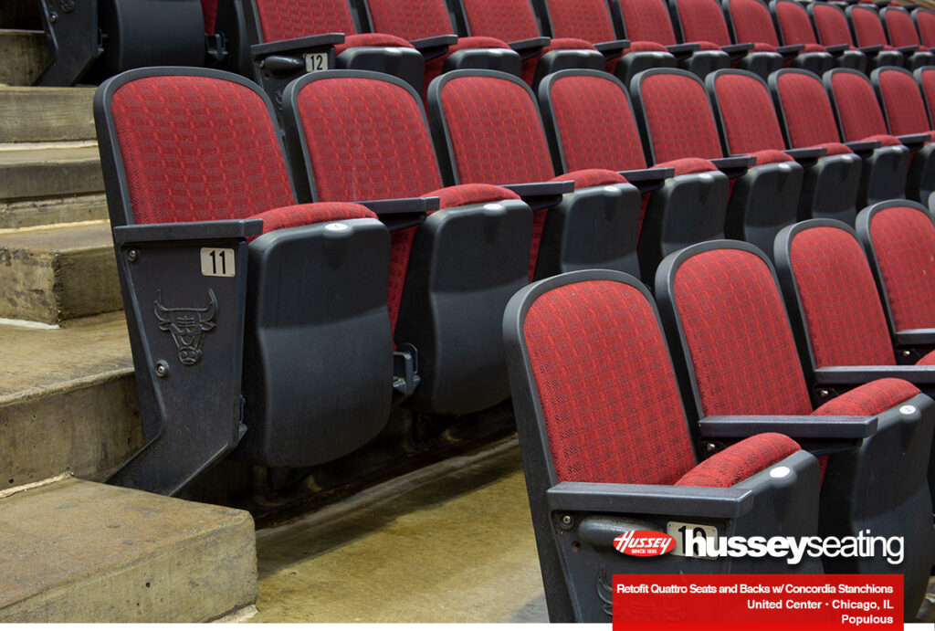 United Center Arena Seating by Hussey Seating Company