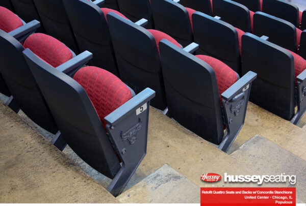 United Center Arena Seating by Hussey Seating Company