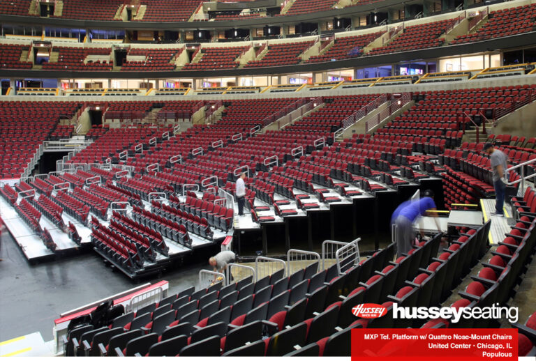 United Center Arena Seating by Hussey Seating Company