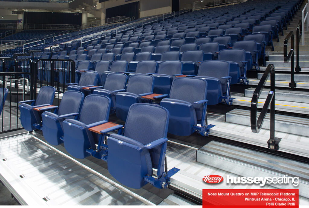 Wintrust Arena Seating by Hussey Seating Company