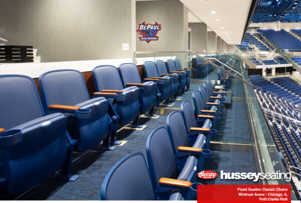 Wintrust Arena Seating by Hussey Seating Company
