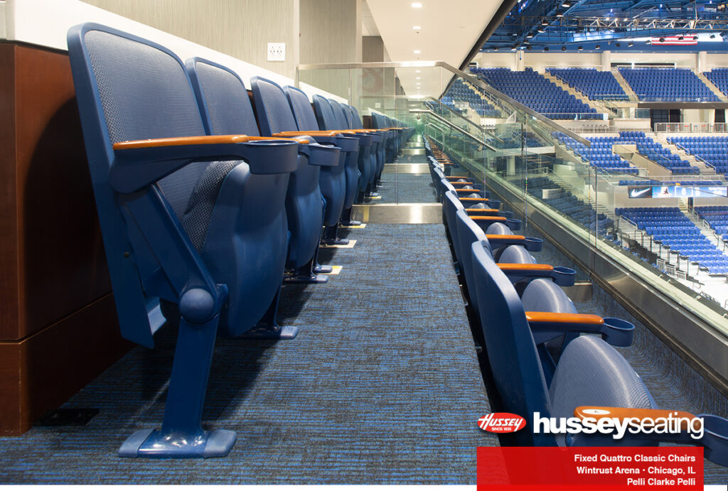 Wintrust Arena Seating by Hussey Seating Company
