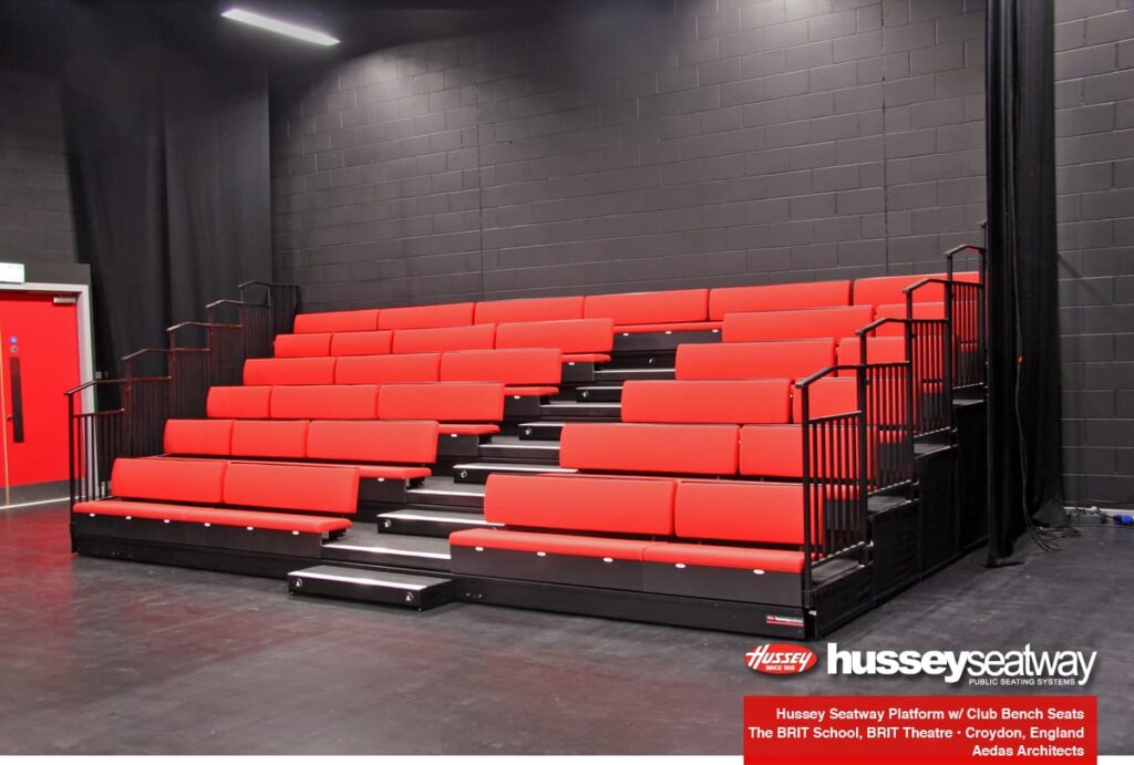 Brit Theatre Seating by Hussey Seating Company
