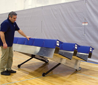 Gymnasium Seating | Indoor Bleachers - Hussey Seating Company