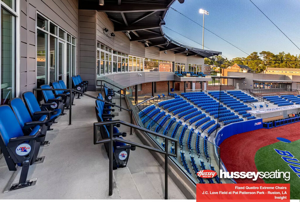 Stadium and Team Room Seating at LA Tech Elevates Experience