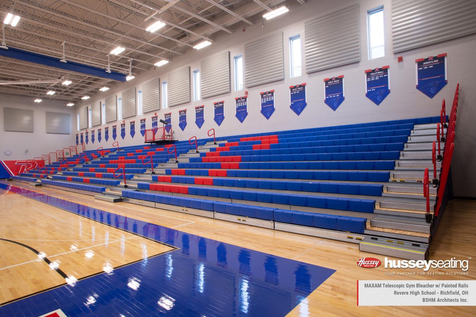 Revere High School Gymnasium and Auditorium Seating