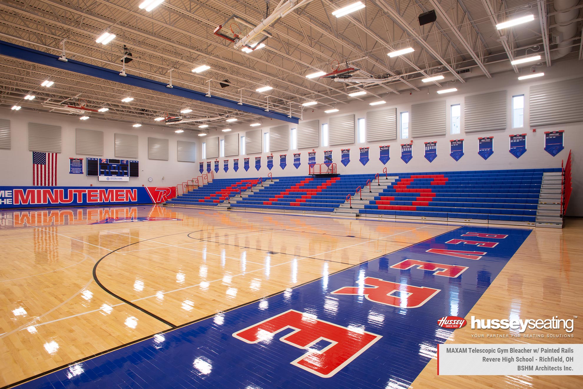 Revere High School Gymnasium and Auditorium Seating