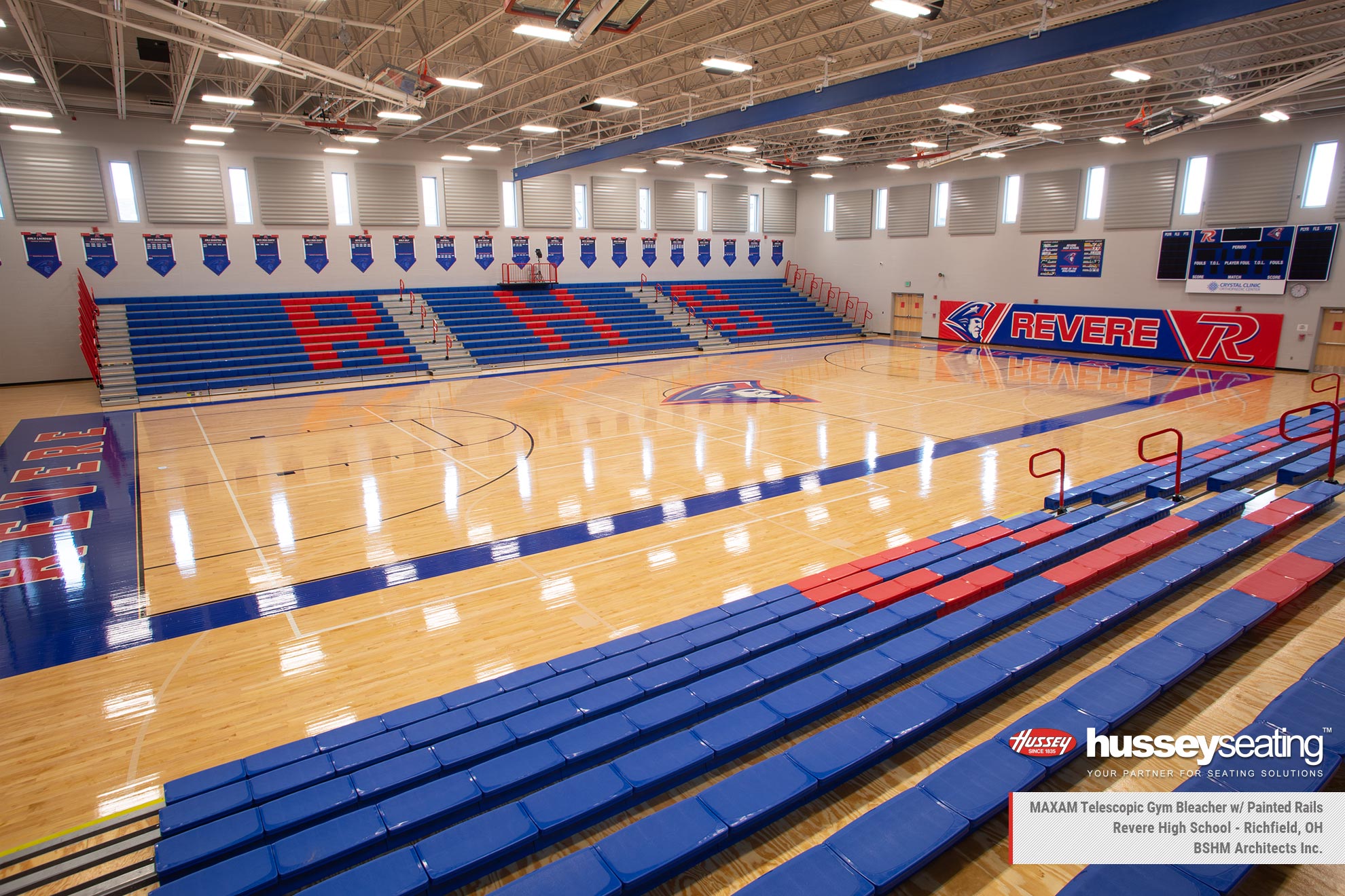 Revere High School Gymnasium and Auditorium Seating