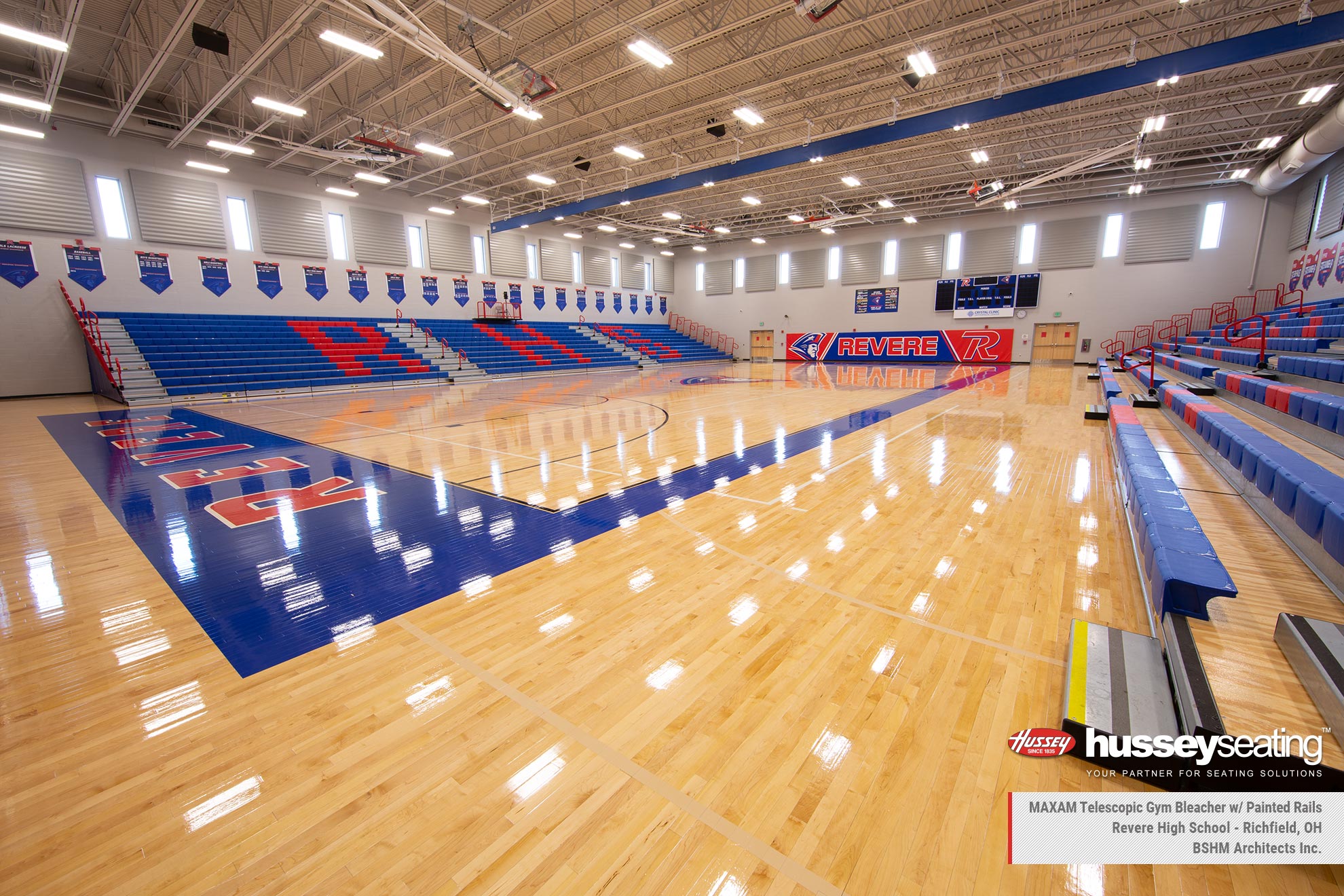 Revere High School Gymnasium and Auditorium Seating