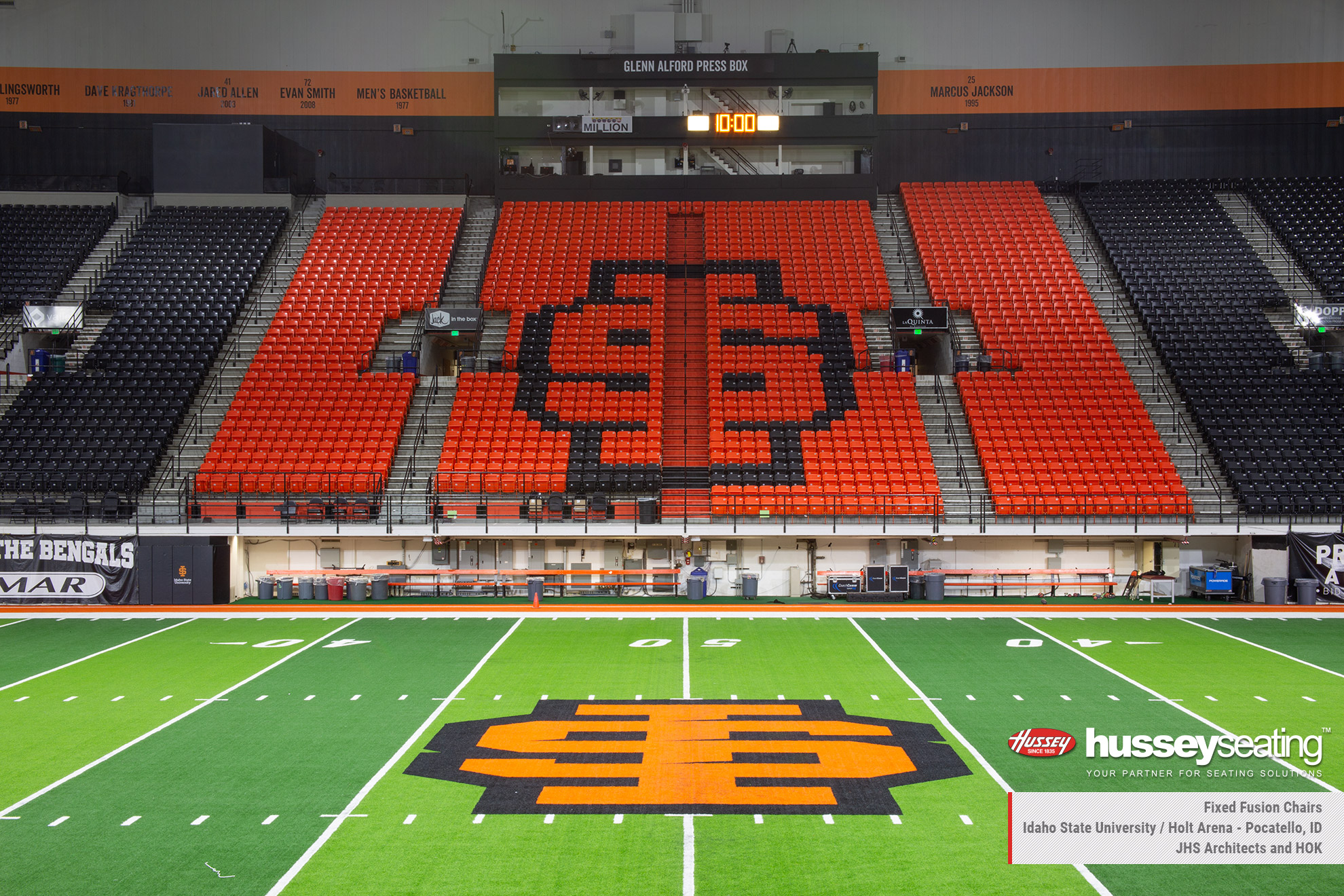 Fusion - Fixed Seating by Hussey Seating Company