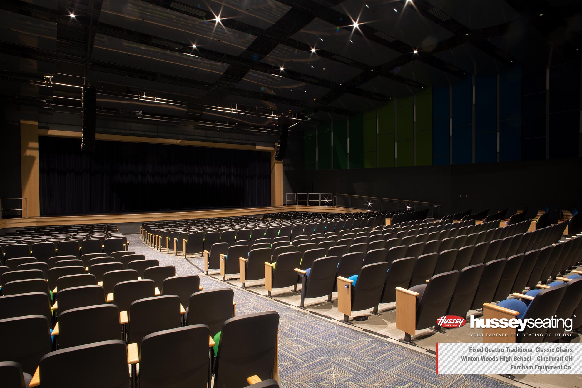 Winton Wood Auditorium Seating - Hussey Seating Company