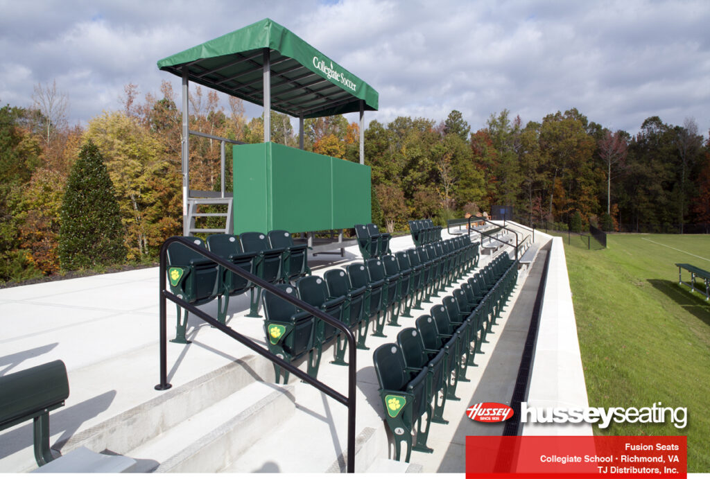 Collegiate School Stadiums Seating by Hussey Seating Company