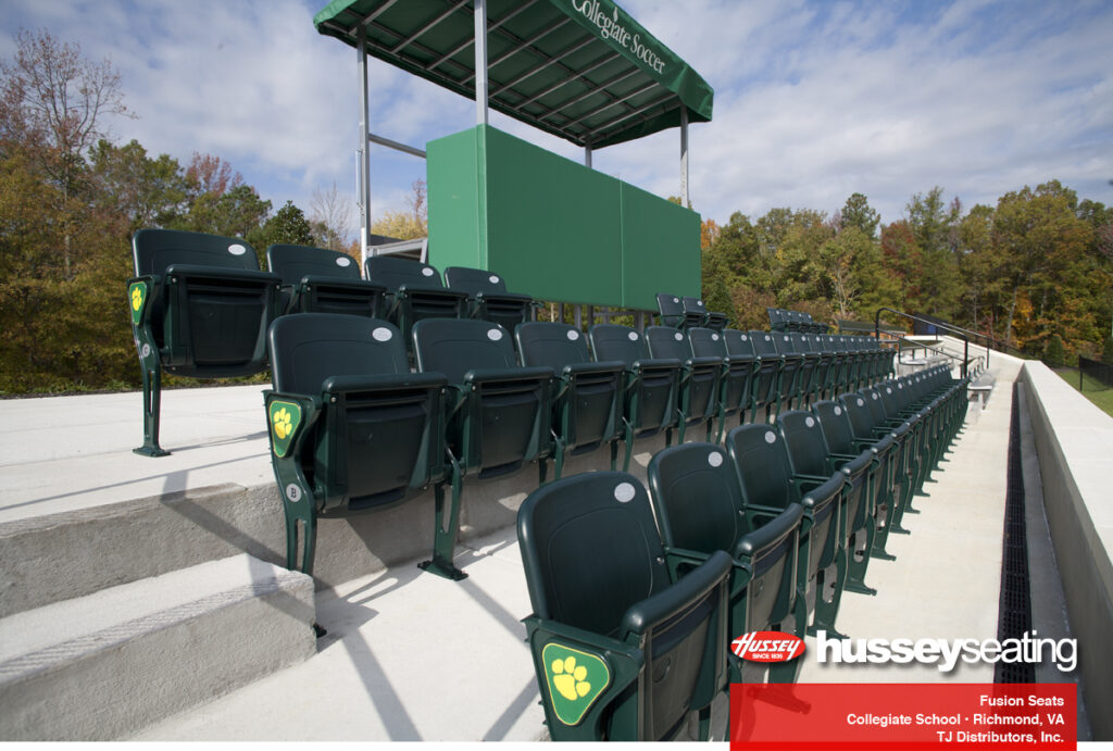 Collegiate School Stadiums Seating by Hussey Seating Company