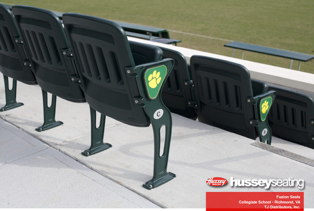Collegiate School Stadiums Seating by Hussey Seating Company