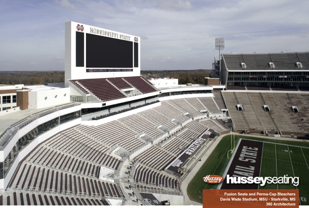 Stadium Seating at Mississippi State University - Hussey Seating