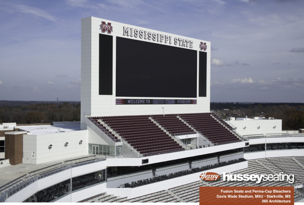 Stadium Seating at Mississippi State University - Hussey Seating