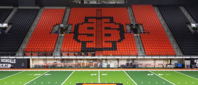 ICCU Arena - Fixed Quattro and Fusion chairas - Hussey Seating