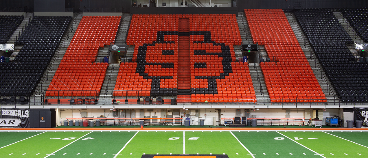 ICCU Arena - Fixed Quattro and Fusion chairas - Hussey Seating