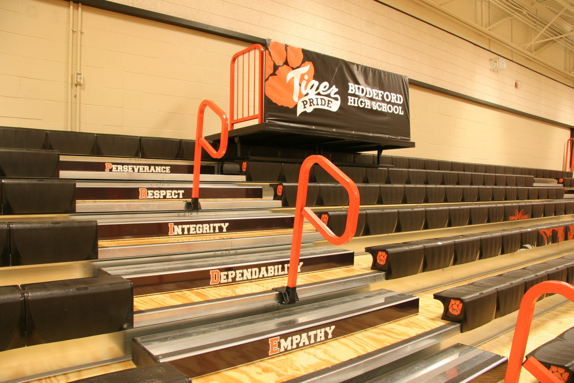 Engineered Fixed and Telescopic Seating Solutions by Hussey