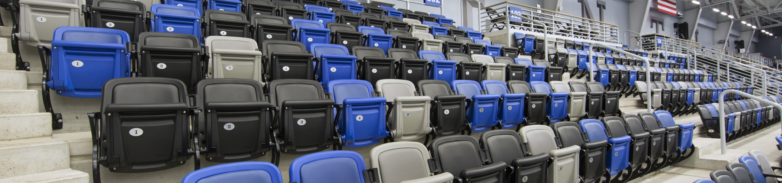 Bentley Hockey Arena - Fixed Fusion chairs - Hussey Seating