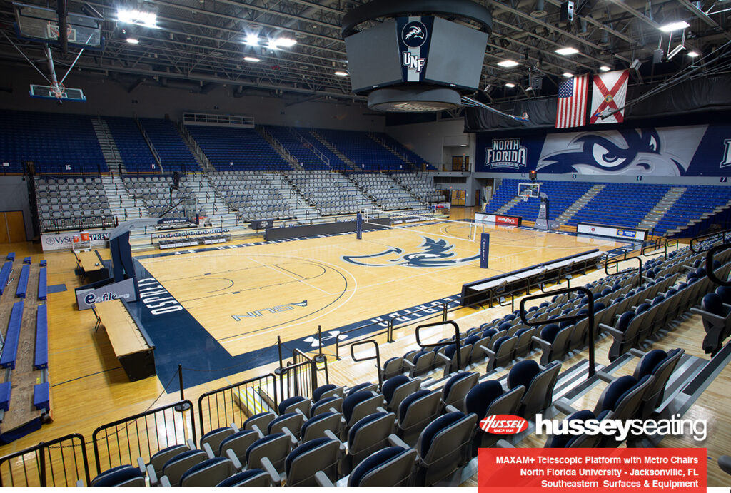 University of North Floriday Arena Seating by Hussey